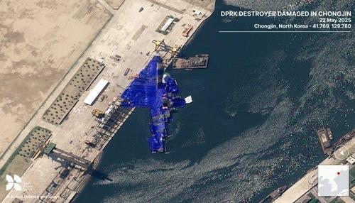 朝鲜调查驱逐舰下水事故：舰体受损不严重