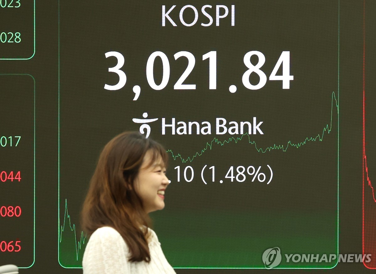 韩总统室：综合股指收盘破3000点 深感责任重大 | 韩联社
